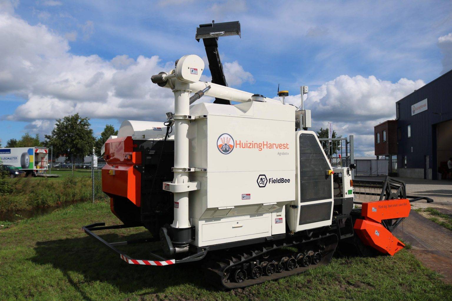 First Autonomous Harvester powered by eFarmer - Fieldbee - GPS systems ...